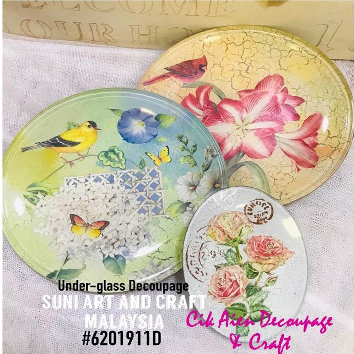 Decoupage Paper Starter Set for Beginner by Cik Aien / Set Lengkap ...