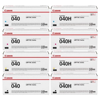 Canon Cartridge 040 Black Cyan Magenta Yellow (Genuine) LBP710C Series ...