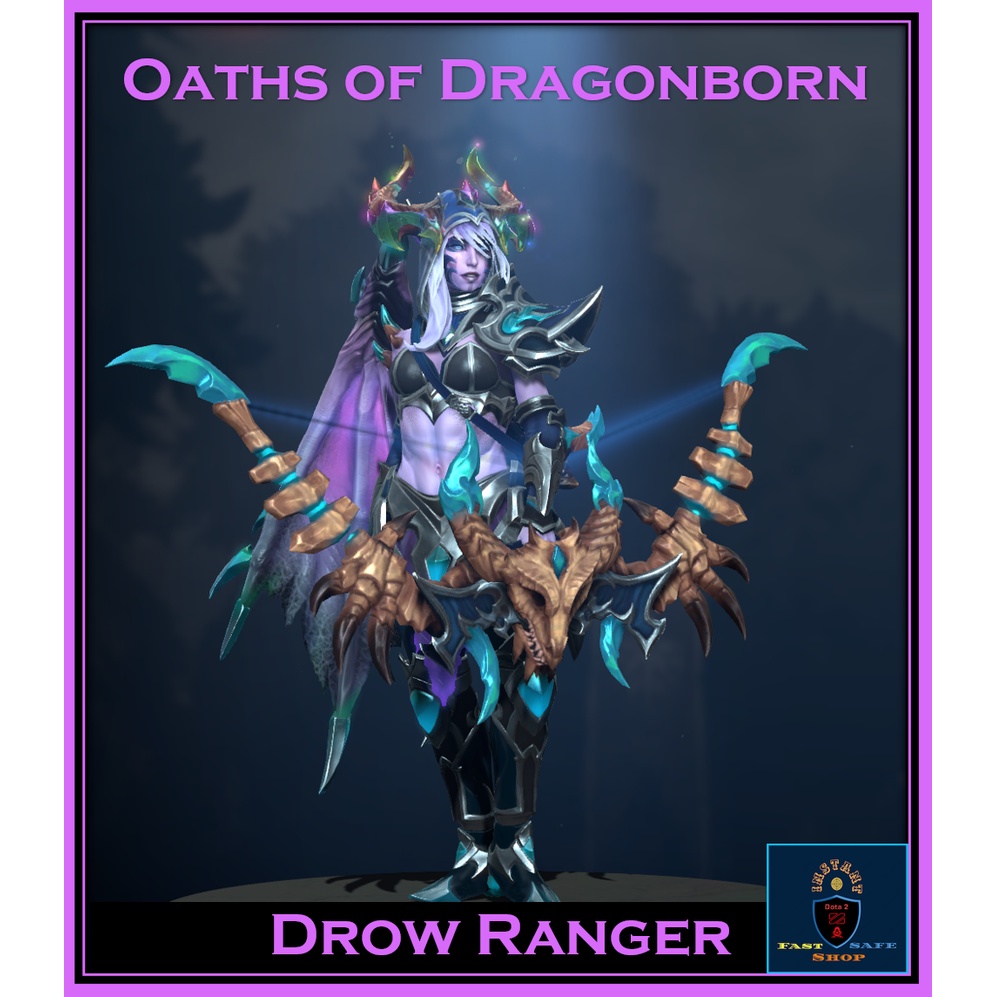 Dota 2 Drow Ranger Oaths of Dragonborn Set | Shopee Malaysia