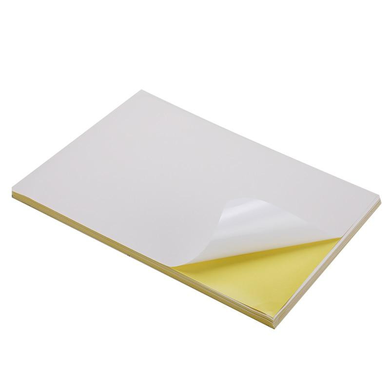A4 size sticker paper store