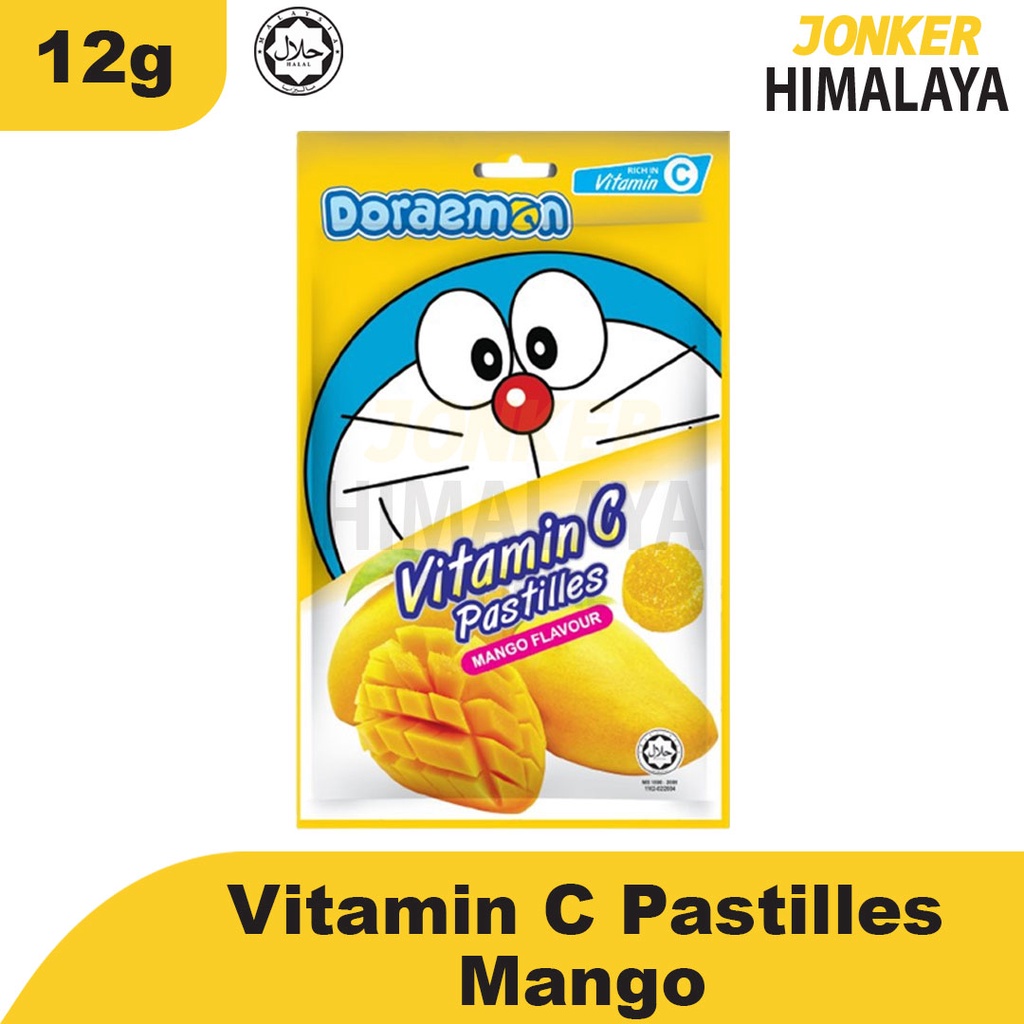 Doraemon Vitamin C Pastilles - MANGO 12G | Shopee Malaysia