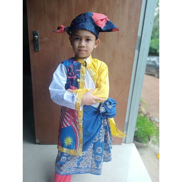 Busana Traditional Melayu Merdeka / Baju Layang Kanak2 | Shopee Malaysia