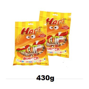 430g Hapi Burger Gummy Monster Candy HALAL (LOCAL READY STOCKS ...