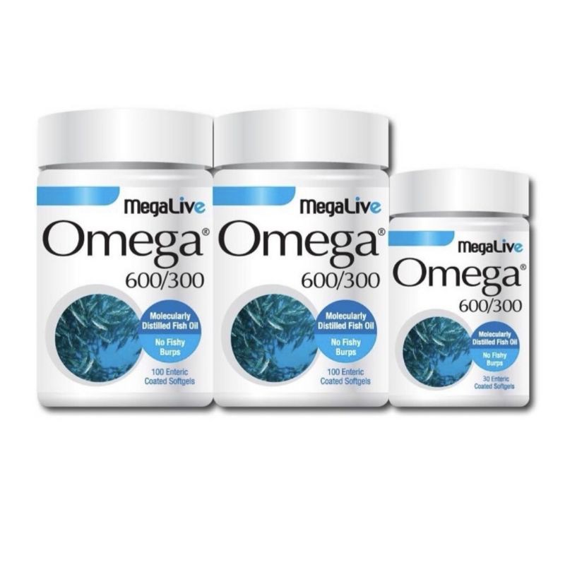 Megalive Omega 600/300 (2x100's) | Shopee Malaysia