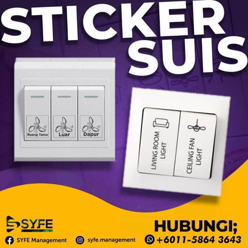 Sticker Label Suis Transparent | Shopee Malaysia