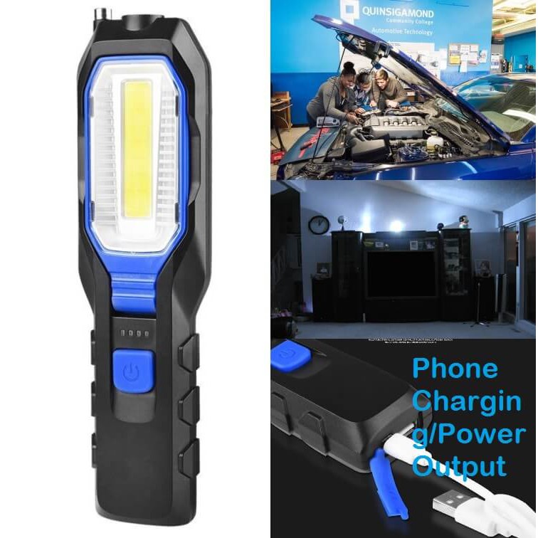 🔧LED Car Inspection Light Repair Handheld Work Lamp Baiki Kereta Forman ...