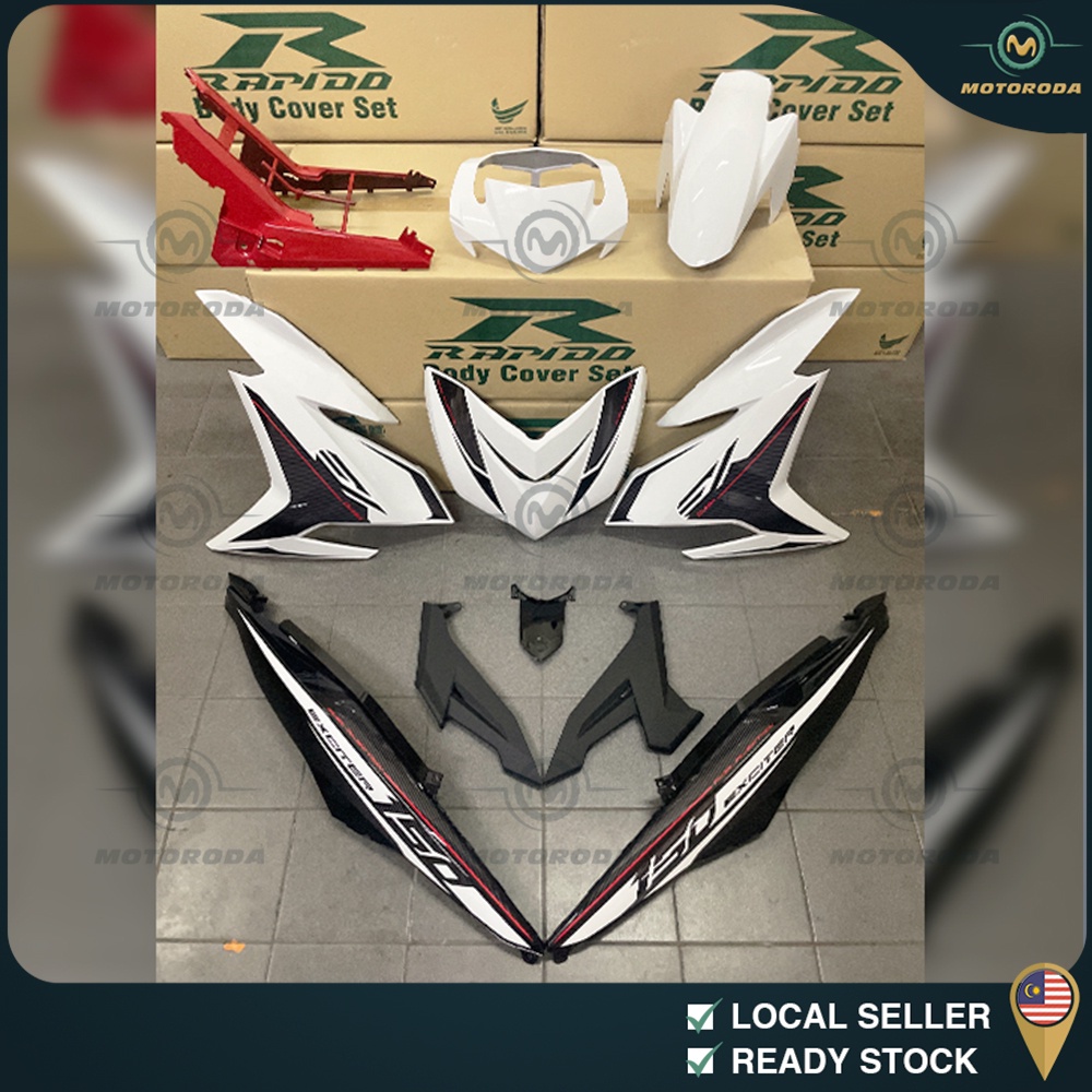 Rapido Cover Set Assembly Y15ZR V1 V2 Exciter RC-150 (3) (Sticker Tanam) | Shopee Malaysia