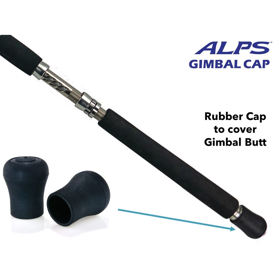 ALPS GIMBAL CAP Rod Butt Cover End Cap Cover Protection for fishing rod ...