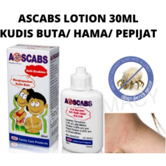 A-SCABS LOTION 5% 30ML (A-Scabs / Ascabs Anti-Scabies / Menghapuskan ...