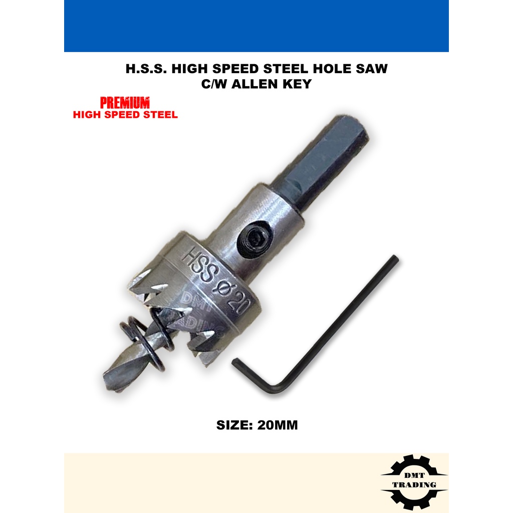 HSS Hole Saw 12mm-80mm Steel Drill Bits/Metal Hole Saw/Mata Drill Tebuk ...