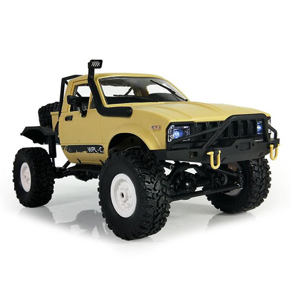 WPL C14 1:16 2.4G 2CH 4WD Mini Off-road RC Semi-truck with Metal Chassis / TPR Tires / 15km/h ...