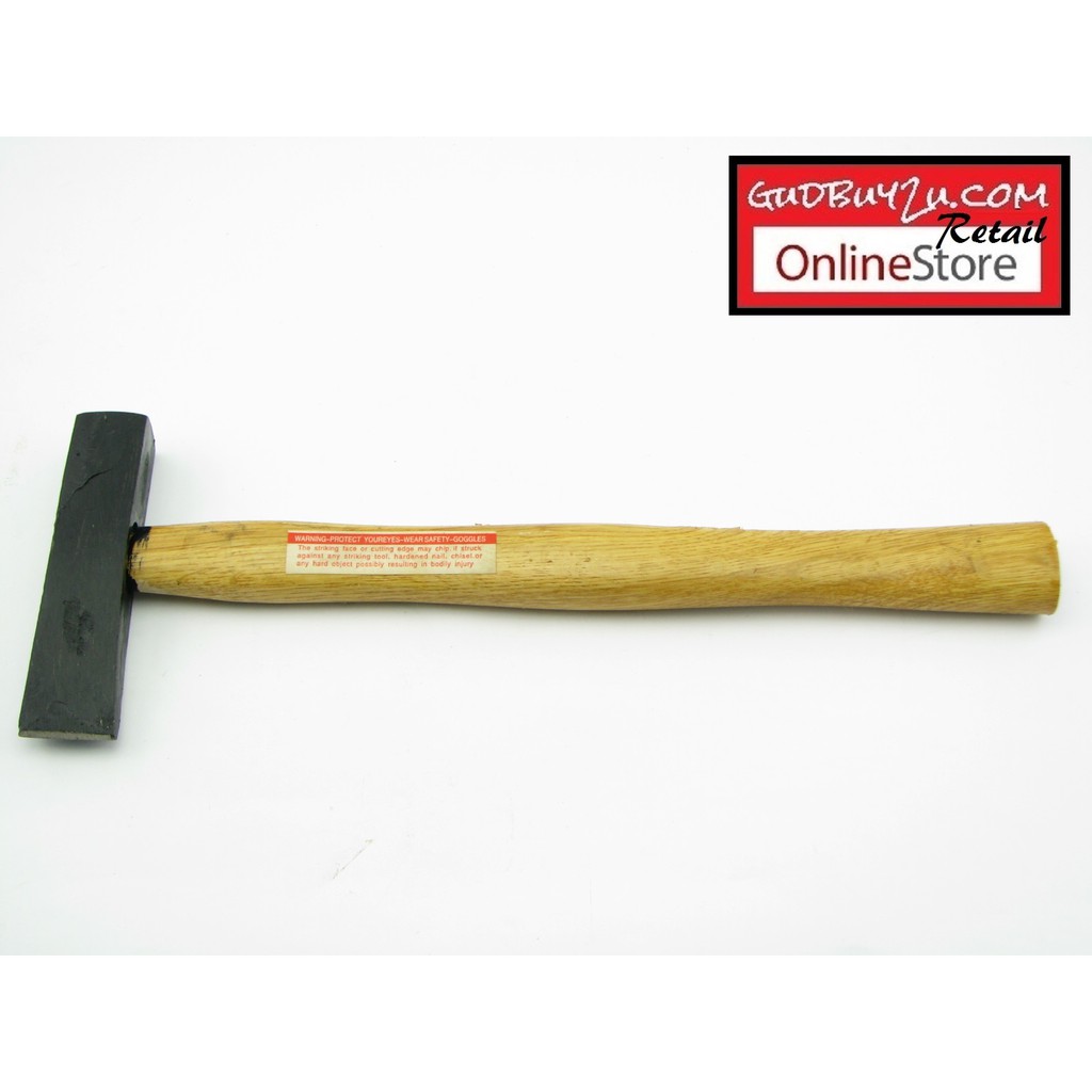 MACHINIST HAMMER / STONE HAMMER WITH WOODEN HANDLE TUKUL BATA – 0.3KG ...