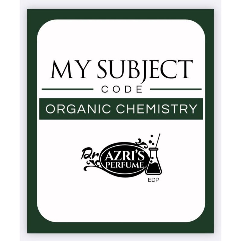 Dr. Azri's Perfume - My Subject Minyak Wangi keluaran UITM by Dr. Azri ...