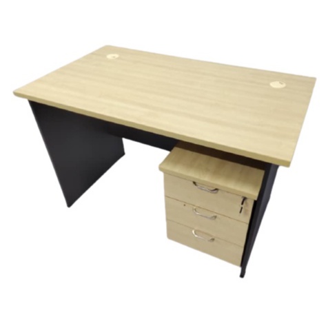 5 Feet Office Table with 3D Mobile Pedestal | Study Desk | Writing Desk ...