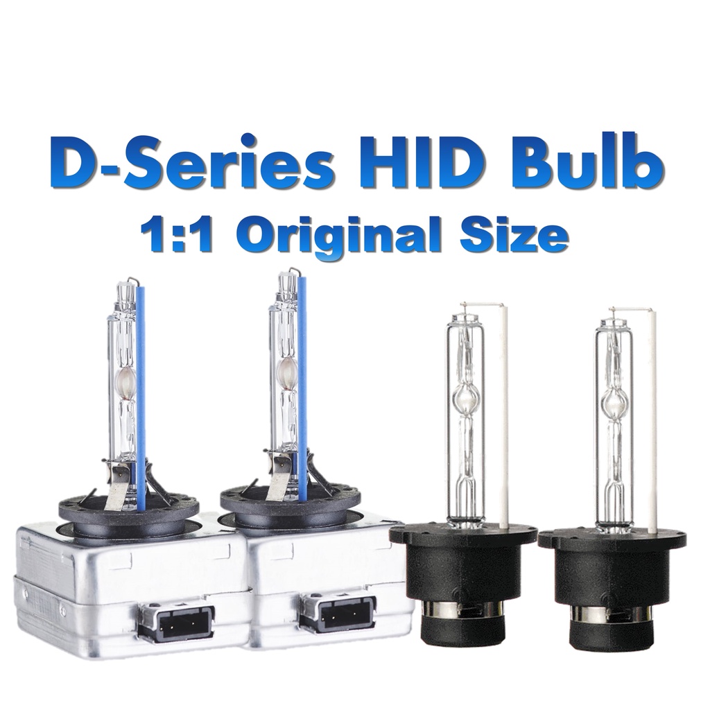 2PCS D-Series Xenon HID Headlight Bulb D1S D2S D2R D3S D4S D4R Lampu ...