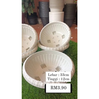 Pasu Bunga Murah / Flower Pot RM1.50 -RM 3.90 PELBAGAI SAIZ / TAHAN ...