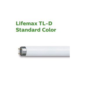 Philips Lifemax TL-D Fluorescent Tube 18W/36W 6500K Cool Daylight ...