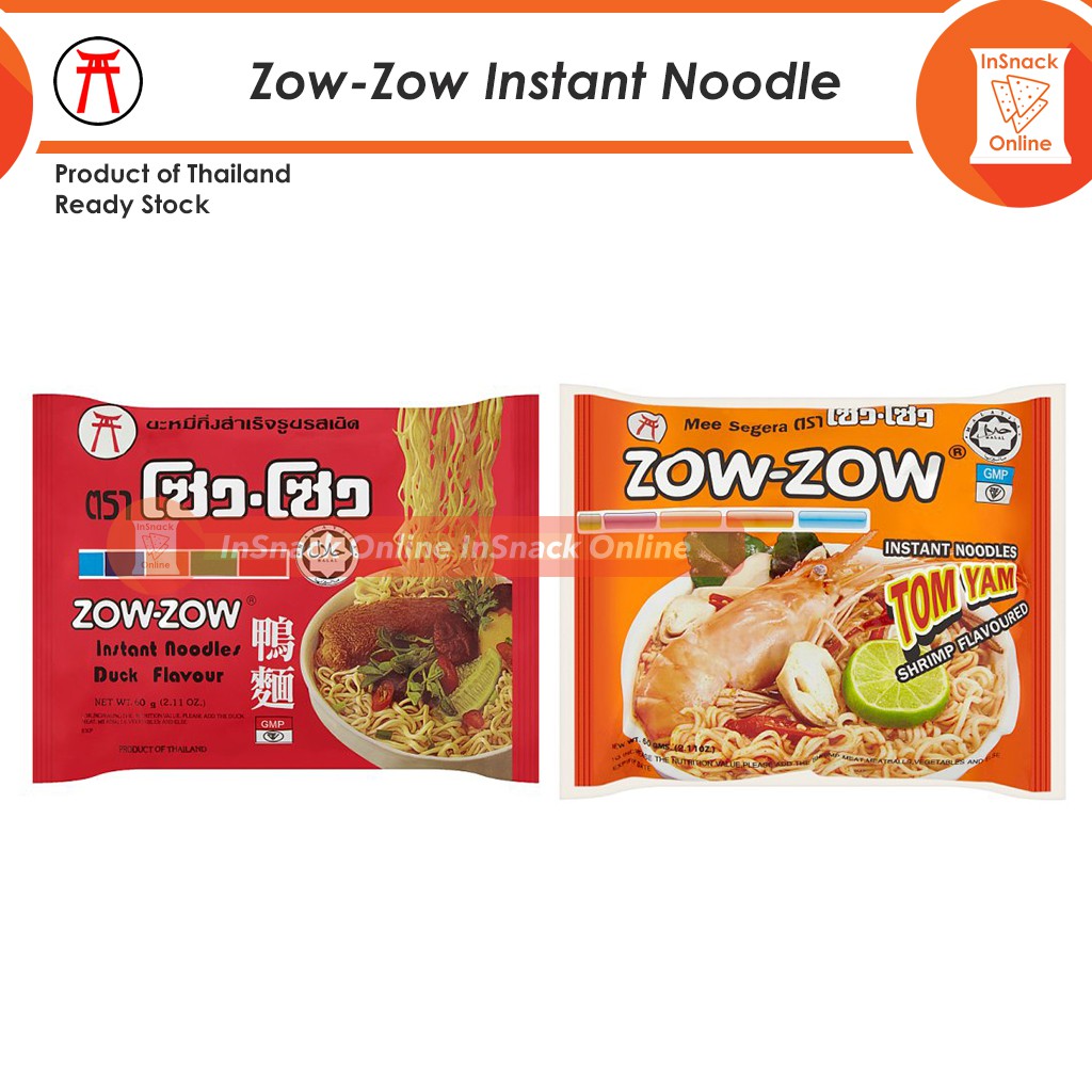Zow-Zow Duck Tom Yum Flavour Instant Noodles Zow Thailand | Shopee Malaysia