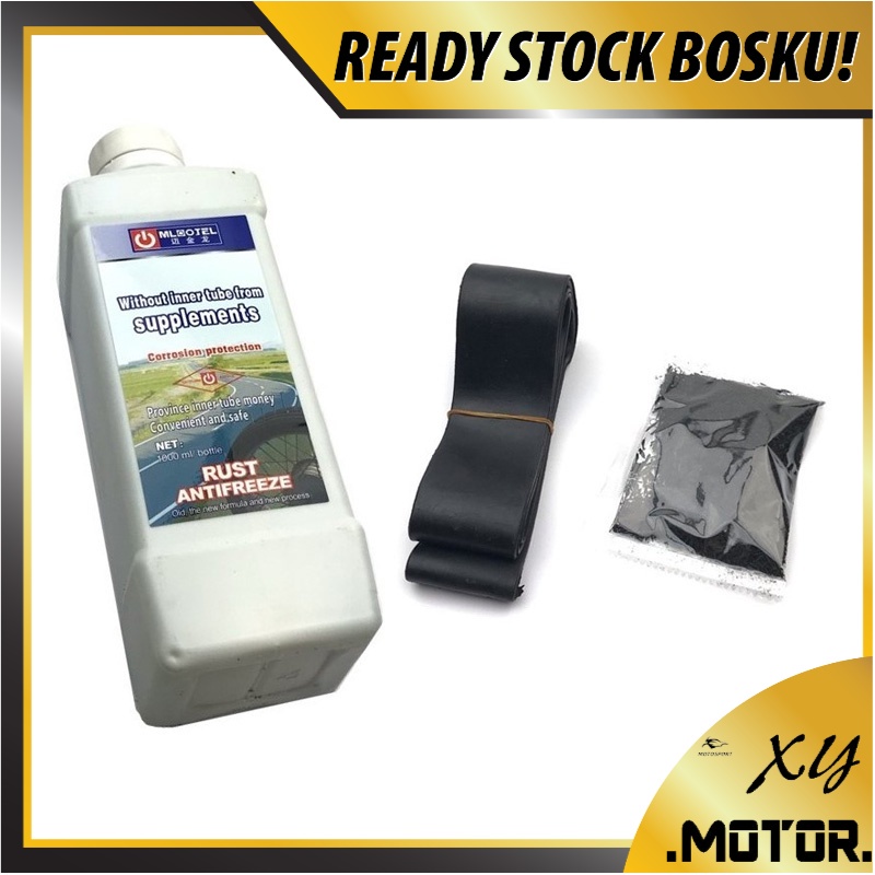 TAYAR GUM UBAT TAYAR TYRE LIQUID SEALER TUBELESS TAYAR 1 LITRE | Shopee ...