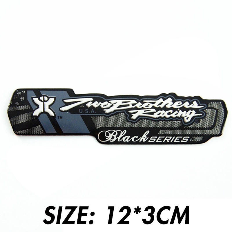 3D Aluminium Material Decal Waterproof Motorcycle Muffler Sticker ...