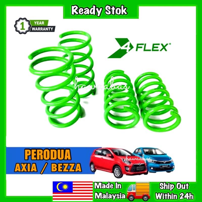 PERODUA AXIA & BEZZA Spring Sport 4FLEX FAST POSTAGE | Shopee Malaysia