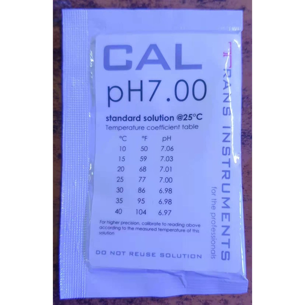 Cal Ph 7 00 Calibration Buffer Solution For Trans Instruments Arowana Pro Ph And Temperature Test