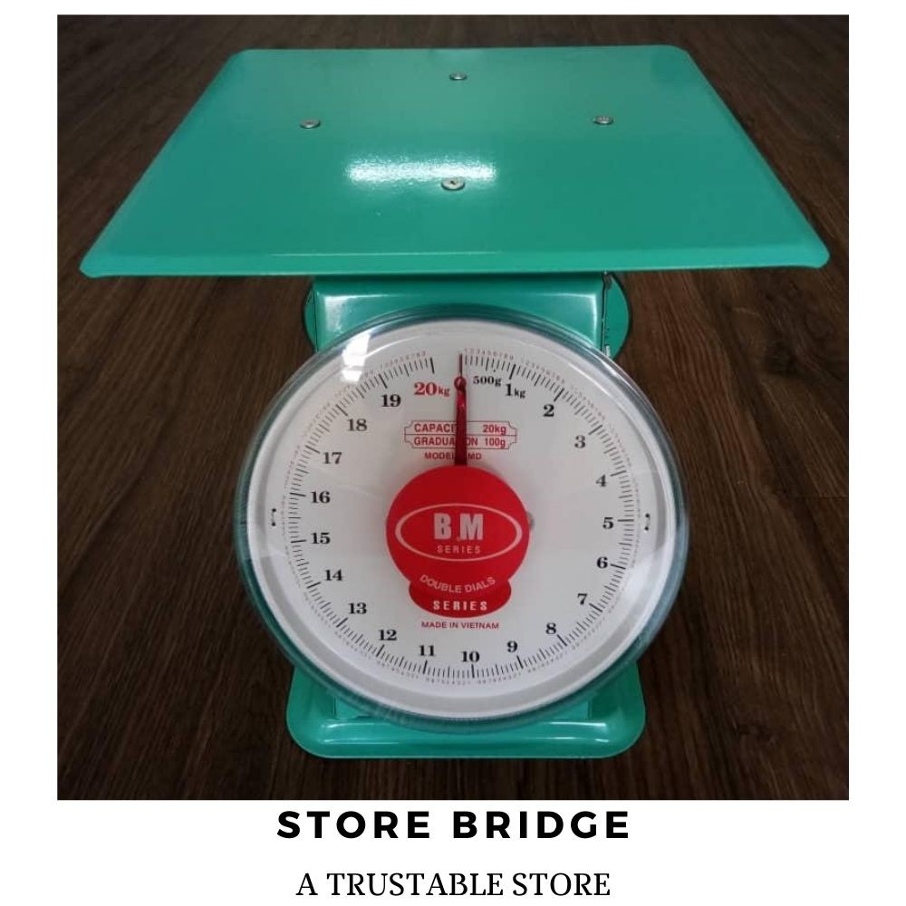 20kg 2-Dial Spring Scales / 20kg Penimbang Spring Dua Muka (READY STOCK ...