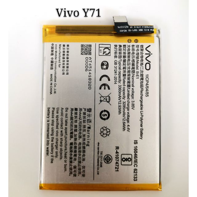 FOR VIV0 Y71 B-E1 BATTERY (3285MAH) | Shopee Malaysia