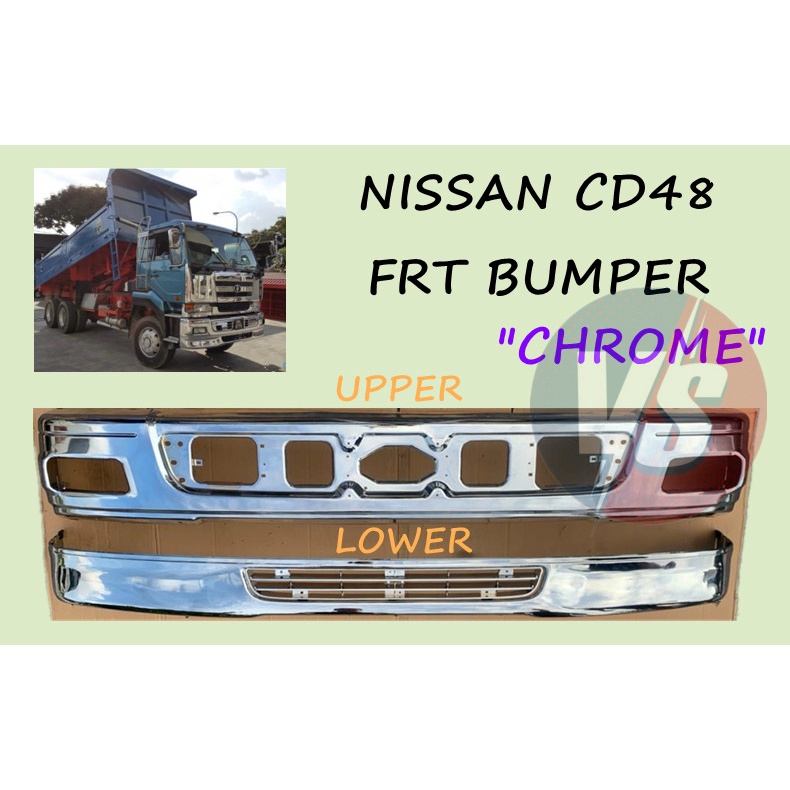 NISSAN CD48 "CHROME" FRT BUMPER | Shopee Malaysia