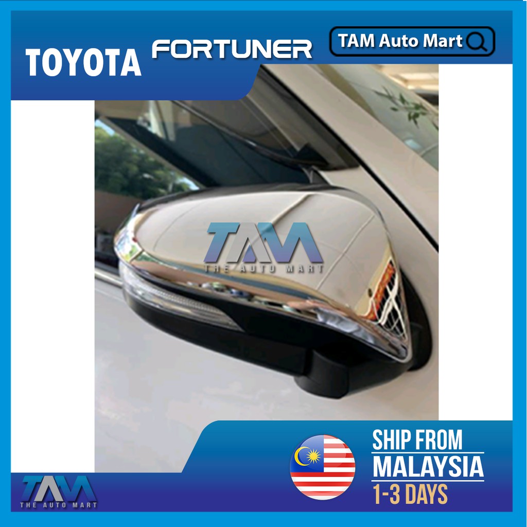 Toyota Fortuner Side Mirror Chrome Cover Side Door Mirror Rearview ...