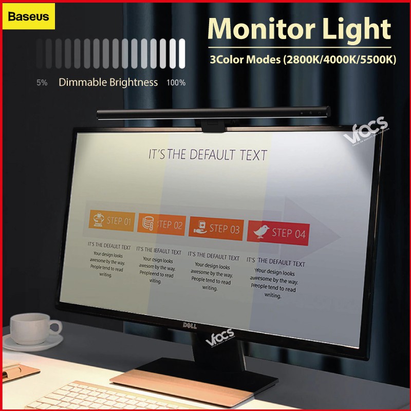 Baseus i-wok Series Monitor Light Bar Dimmable LED Screen Hanging Light ...