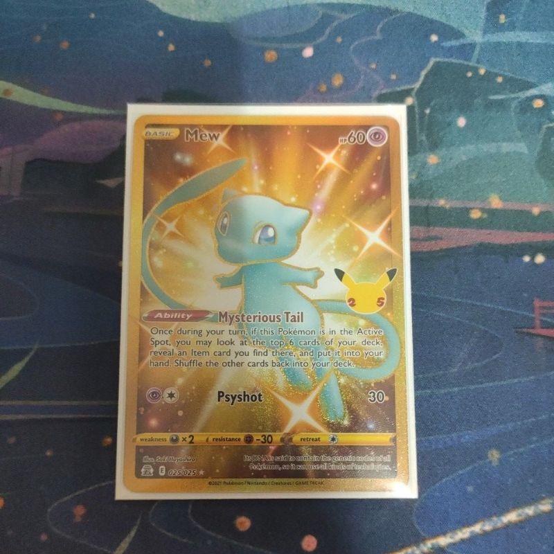 Pokemon TCG Celebrations Mew (Secret Rare) | Shopee Malaysia