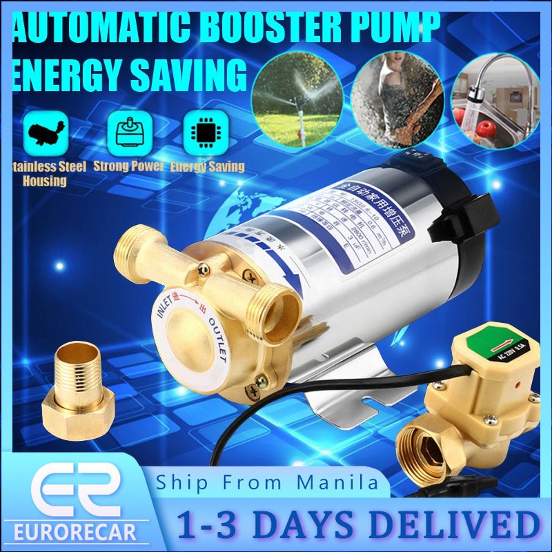 Water Booster Pump 220V 100W/150W/260W Automatic Home Shower Washing ...