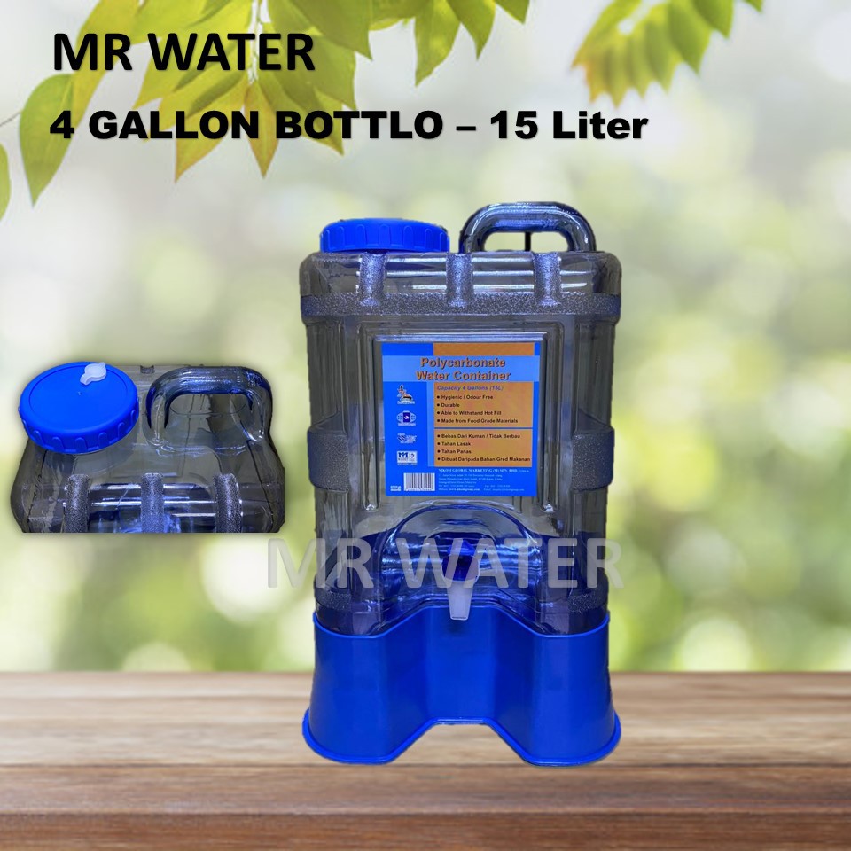 4 GALLON POLYCARBONATE WATER CONTAINER (15LITER) | Shopee Malaysia