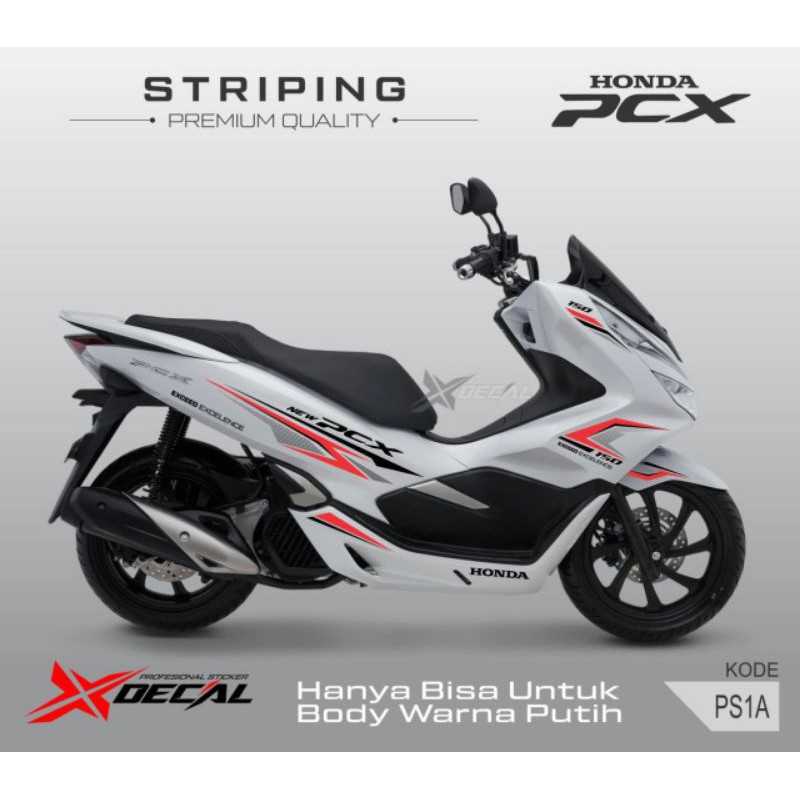 Sticker PRINT Transparent HONDA PCX Code PS1A | Shopee Malaysia