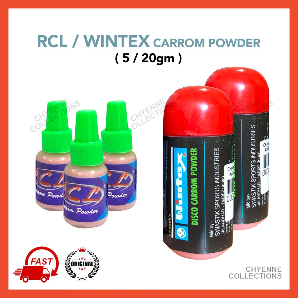 RCL Wintex DISCO Carrom Board Powder 5g 10g 20g • READY STOCK • Serbuk ...
