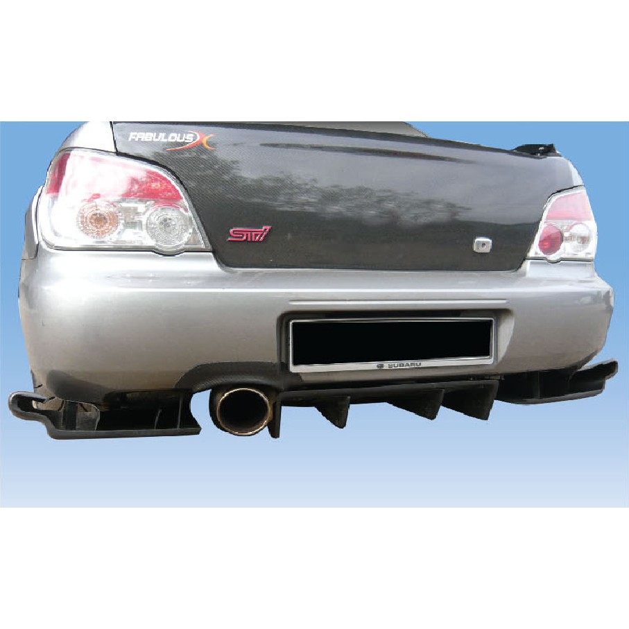 Rear Diffuser Universal Fiber | Shopee Malaysia
