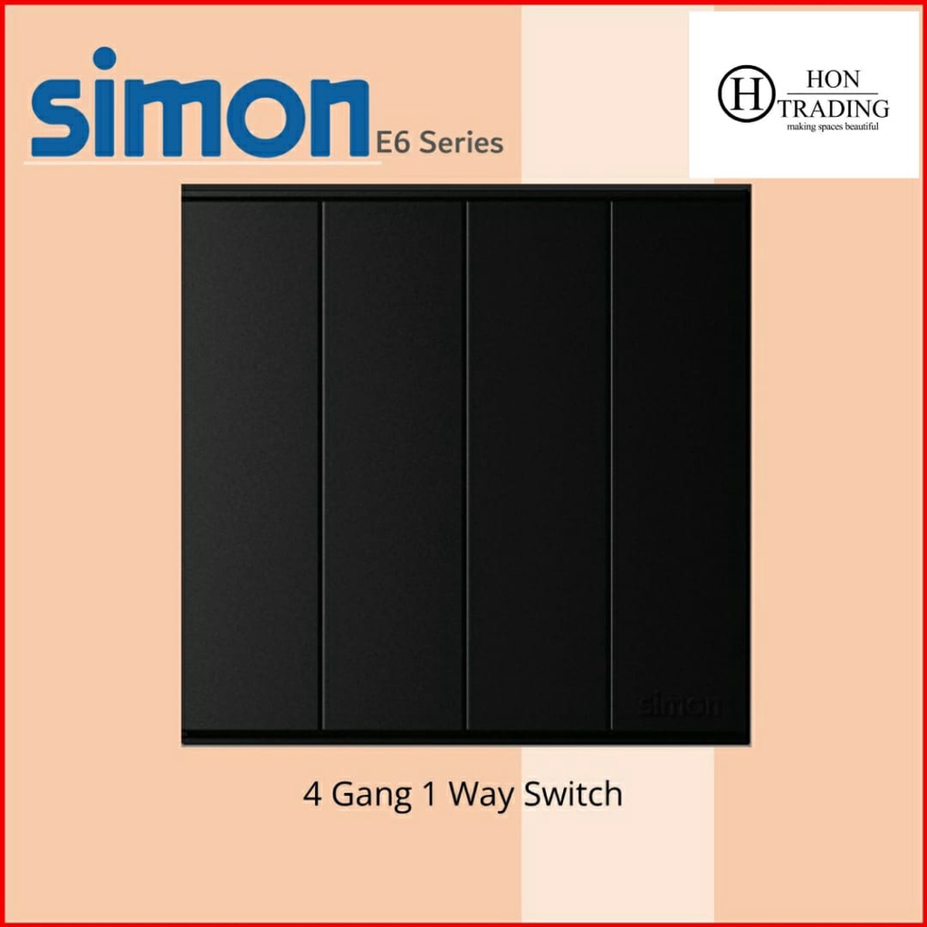 SIMON E6 Switches (Black) | Shopee Malaysia