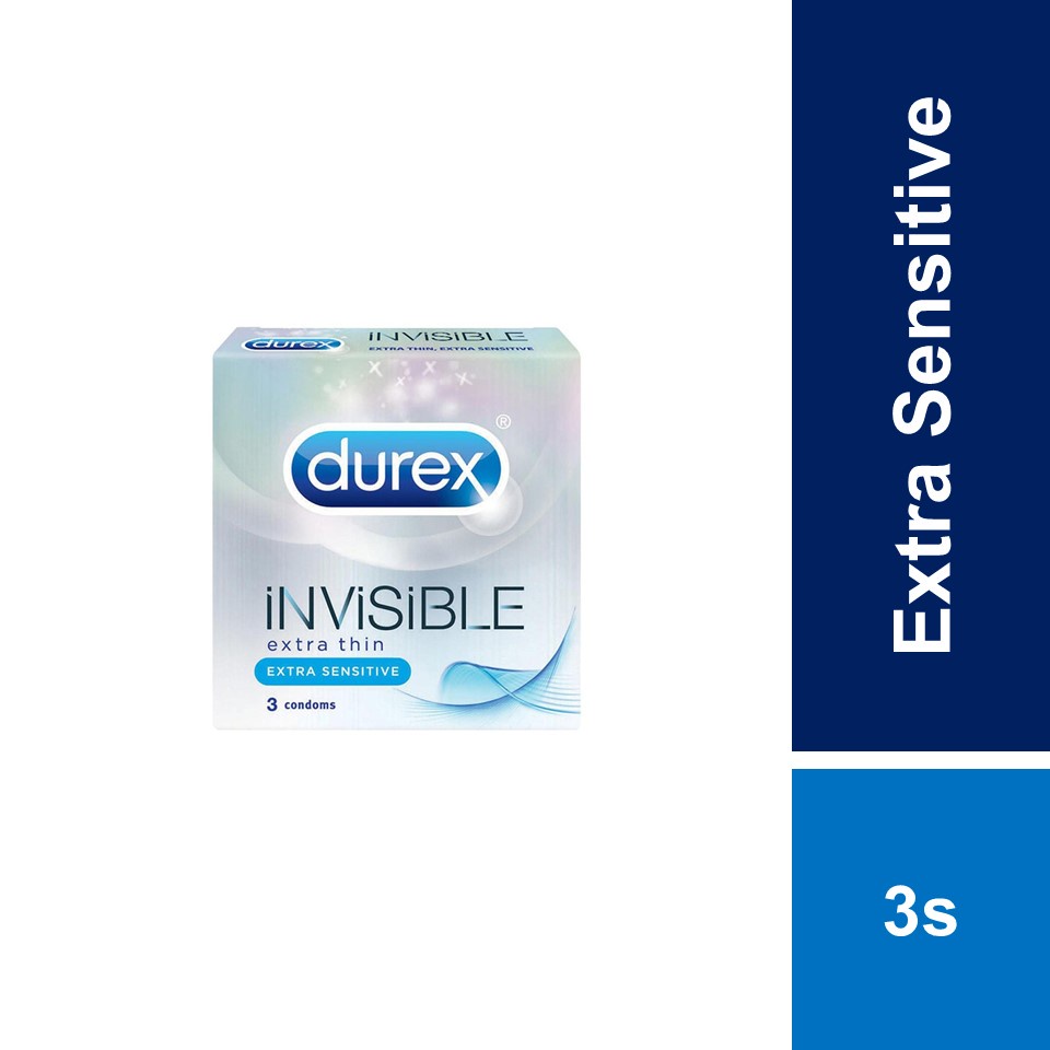 Durex Invisible Extra Sensitive 3s | Shopee Malaysia