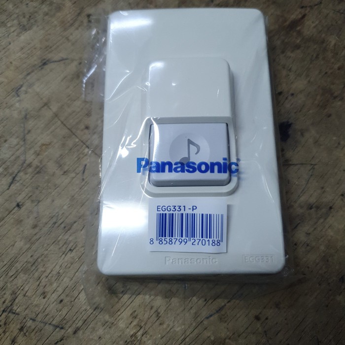 TOMBOL Panasonic EGG331 EGG HOUSE BELL BUTTON KNOB 331 PUSH BELL SWITCH ...