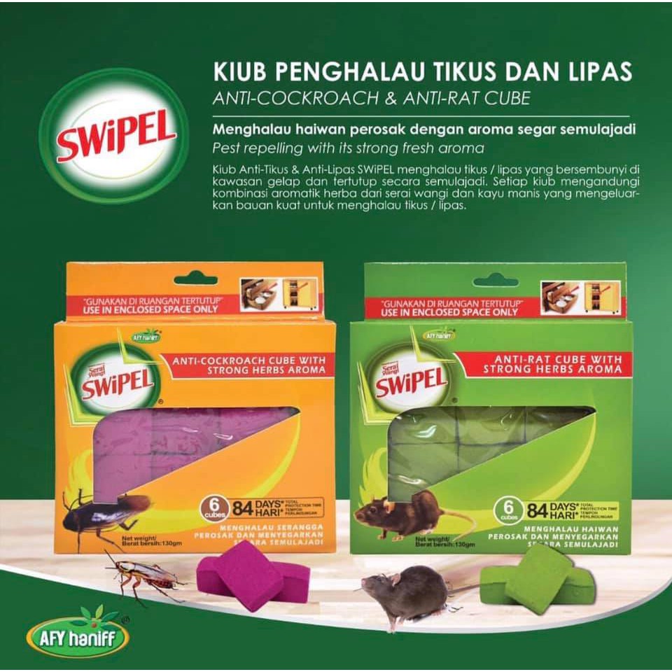 PENGHALAU TIKUS PENGHALAU LIPAS SWIPEL KIUB ANTI TIKUS RAT ANTI LIPAS ...