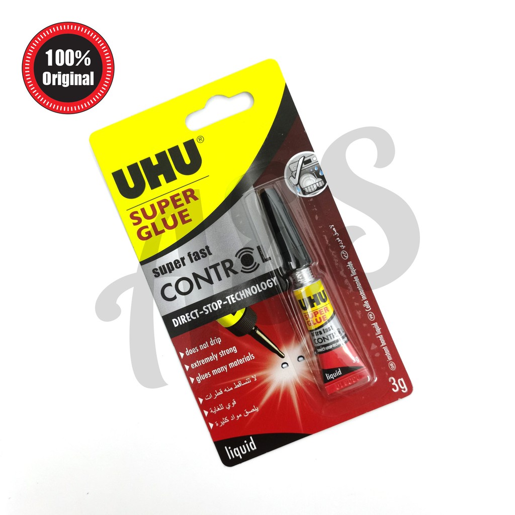 UHU Super Glue Ultra Fast Control 3g | Shopee Malaysia