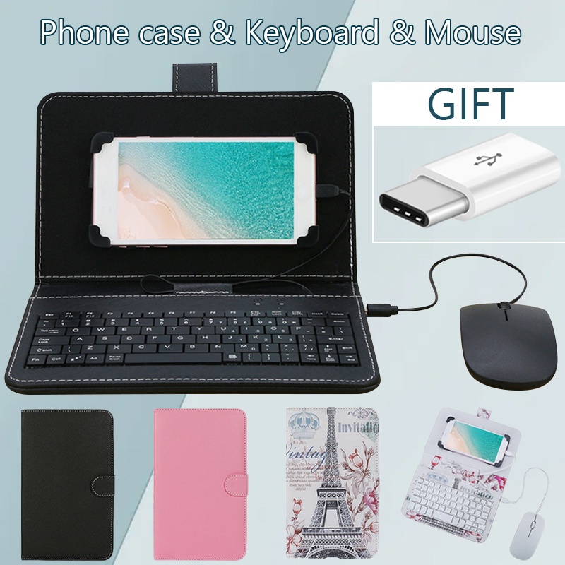 General Wired Keyboard with mouse mice Holster Case Cover for Mobile ...