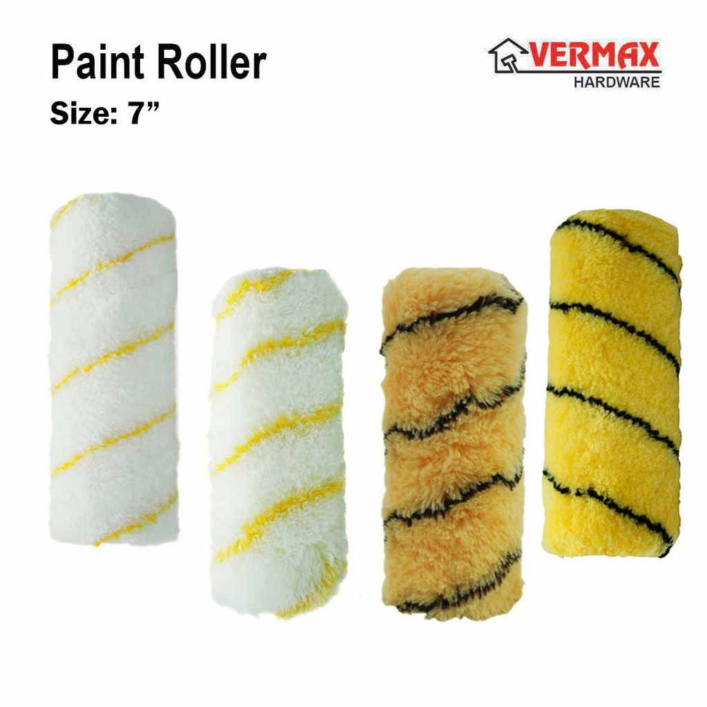 Paint Roller Refill 7" / Paint Roll Replacement White Yellow Green ...
