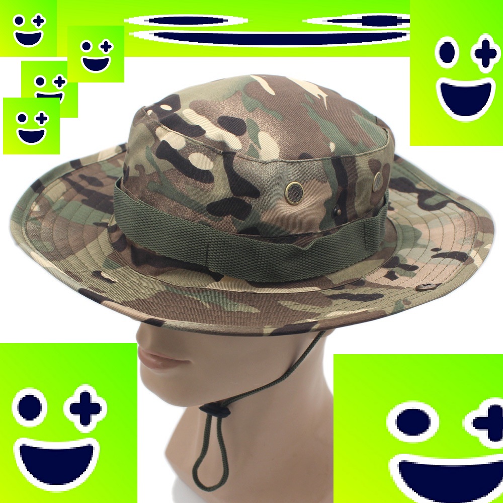 topi bulat koboi hutan lelaki original tahan lasak ss5296qq | Shopee ...