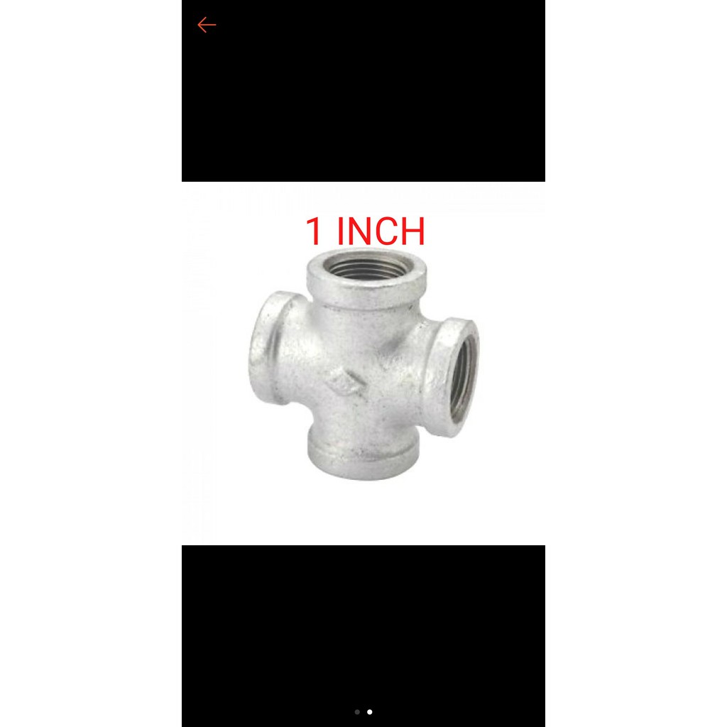 Galvanised Iron GI CROSS TEE 15mm , 20mm , 25mm , 32MM , 40MM , 50MM ...