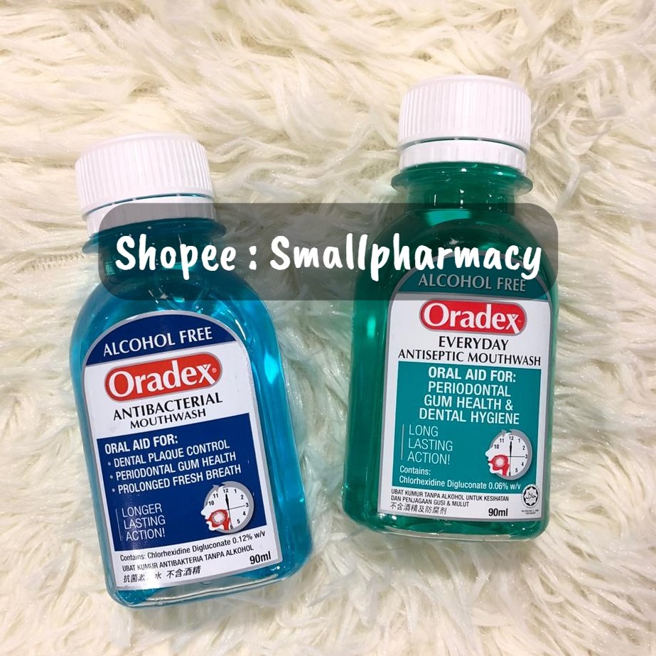 ORADEX MOUTHWASH ANTIBACTERIAL 008883 / EVERYDAY ANTISEPTIC 90ML ...