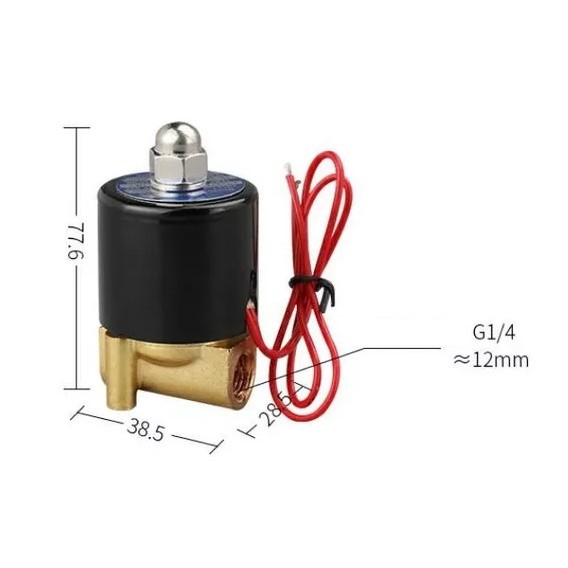 2 Position 2 Way 2W-025-08 1 / 4 "220VAC / 24VDC - Voltage Solenoid ...
