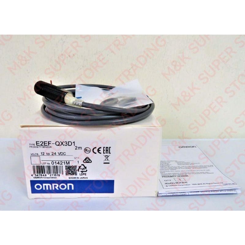 OMRON E2EF-QX3D1 2M PROXIMITY SENSOR Price per pc | Shopee Malaysia
