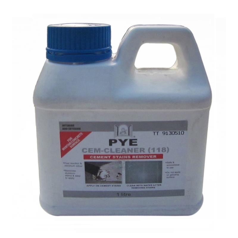 PYE Cem Cleaner/ cement stains remover - 1 liter | Shopee Malaysia